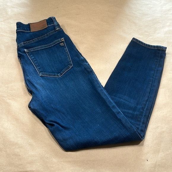 Madewell | Jeans | Madewell Dark Blue Skinny 9 High Rise Jean Sz27 ...